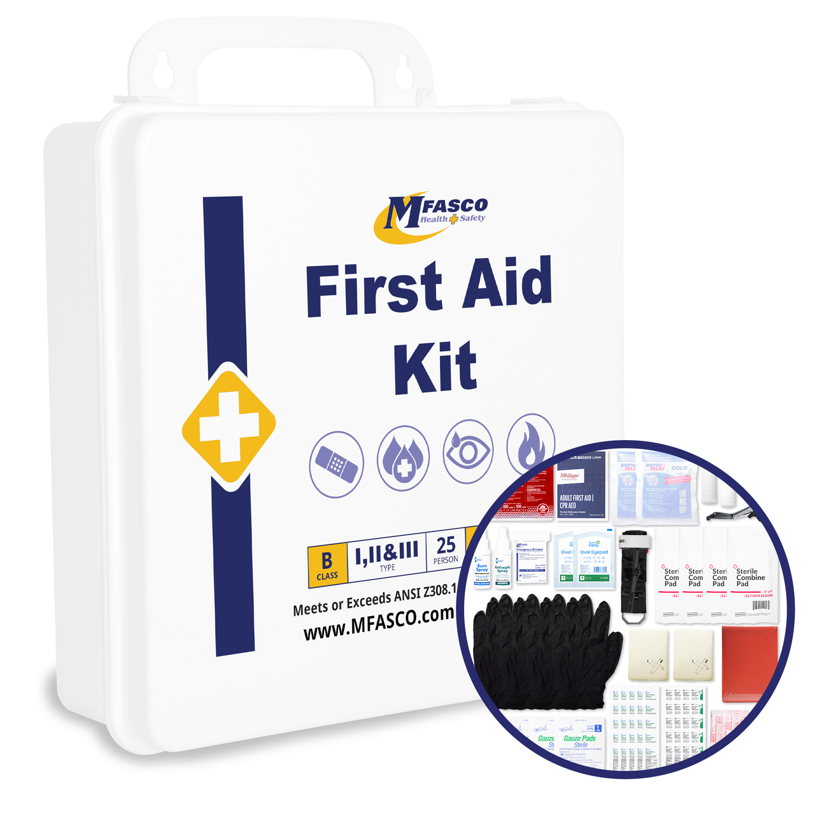 First Aid Standard Catering Kit 1-10 Persons - Distributors Blue Plasters Waterproof Catering