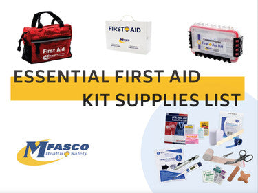 Basic First Aid Kit Items List with Descriptions | MFASCO Health & Safety