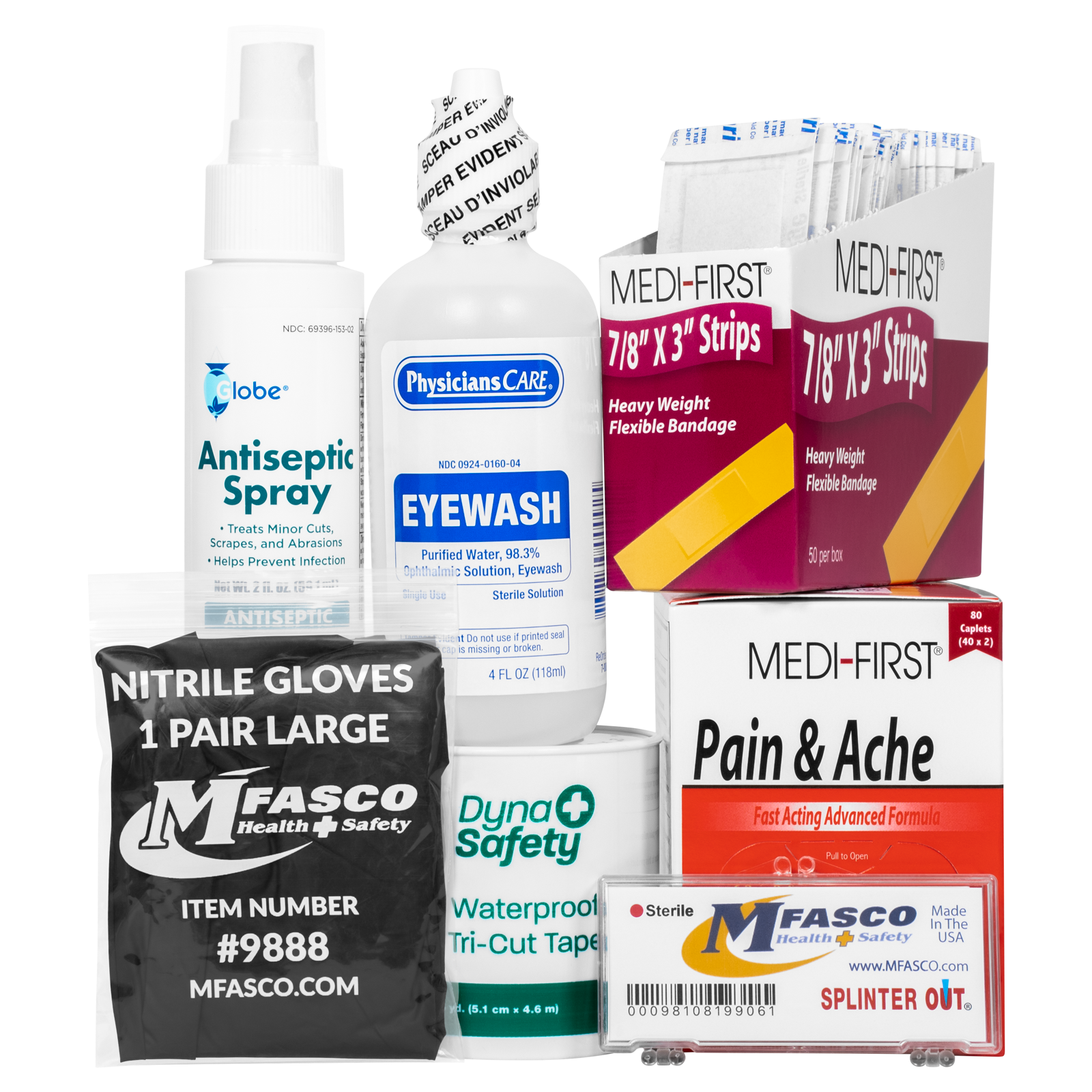 Workplace First Aid Kit Refill Packs | ANSI/OSHA Refills – MFASCO ...
